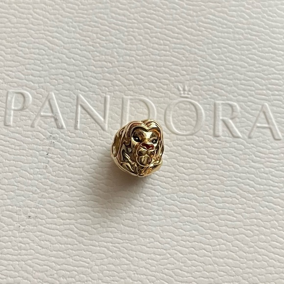Pandora | Jewelry | Retired Pandora 8k Gold Plated Disney Lion King ...